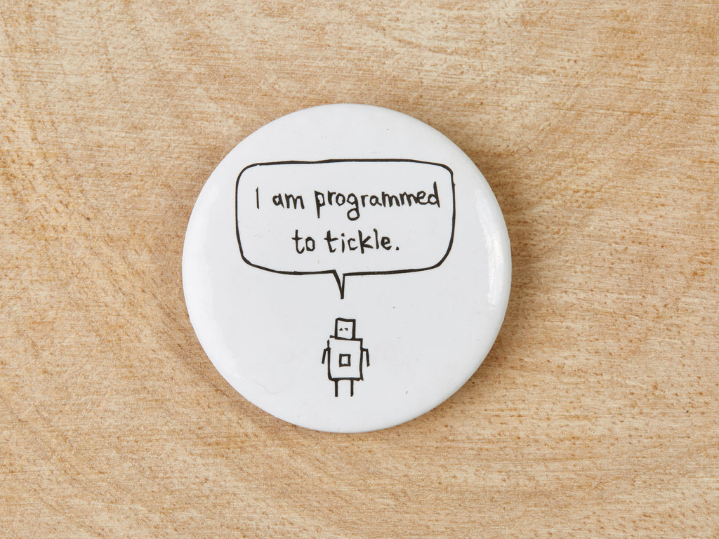 Robots Badge Set | Funny Badge Gift for Friend – Hazel Bee
