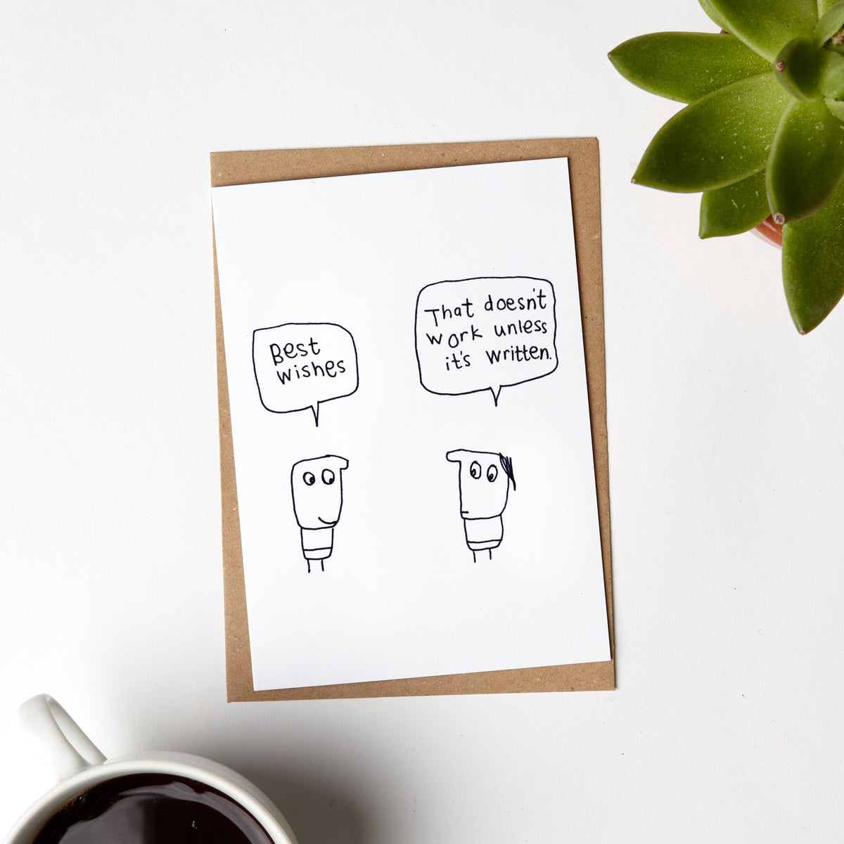 Best Wishes Card – Hazel Bee